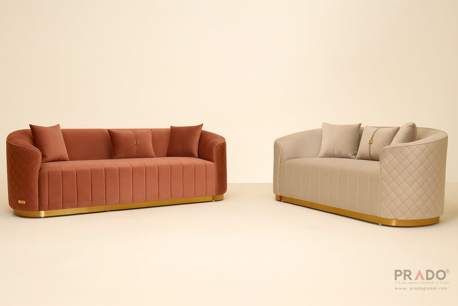 BERRY Sofa Collection – Meranti Wood Frame & Fabric Upholstery